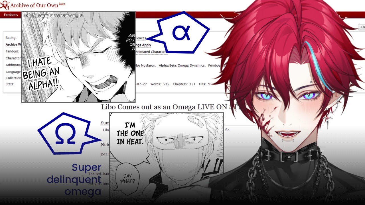 Vtuber comes out as an Omega LIVE ONE STREAM (NOT CLICKBAIT) - YouTube