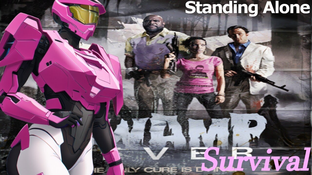 L4D2 Standing Alone with Master Chief on Swamp Fever | Survival - YouTube