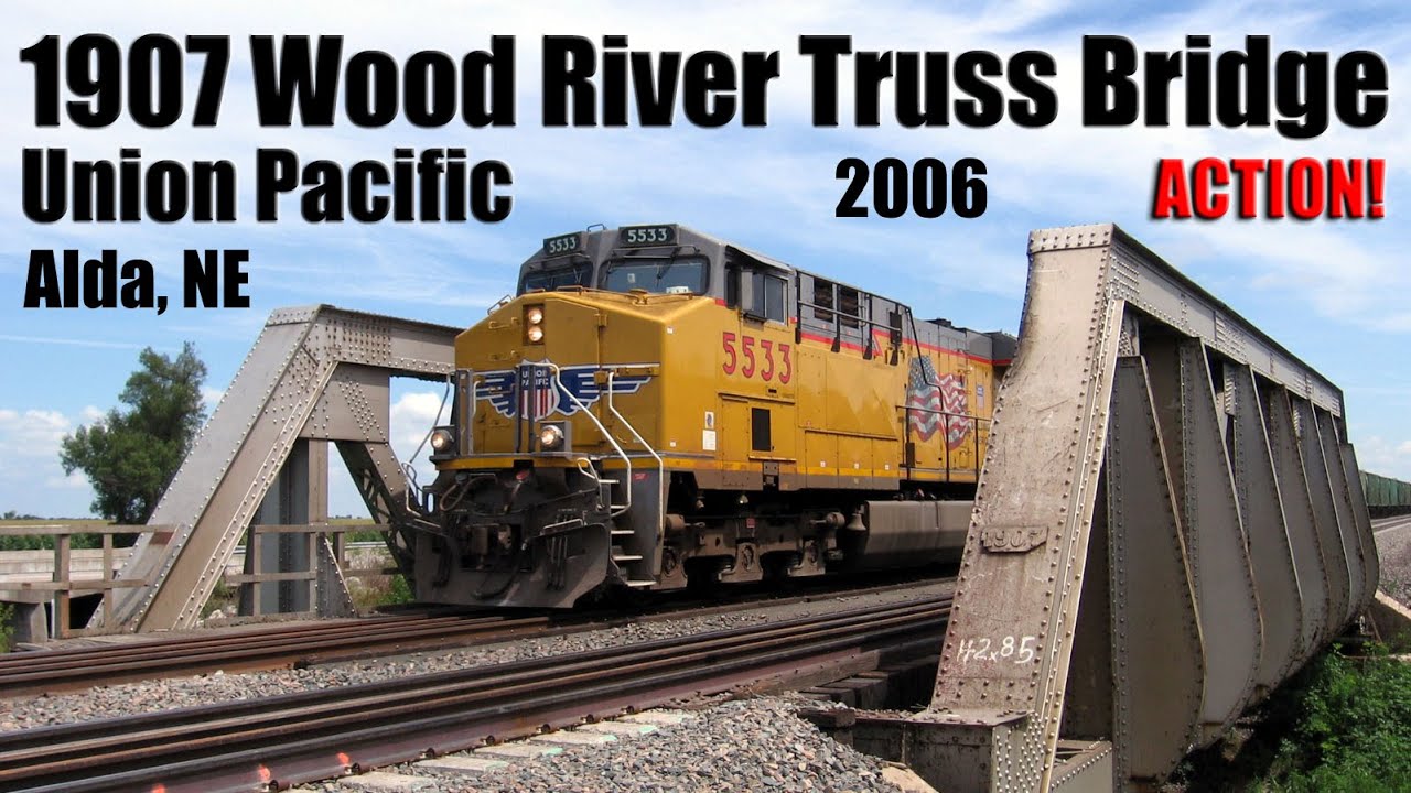 1907 Wood River Truss Bridge on Union Pacific's busy transcon Overland ...