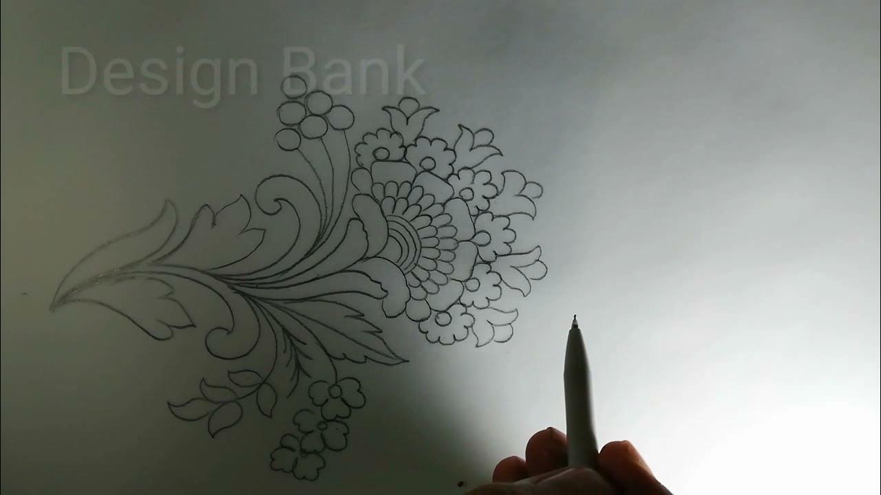 How to draw motif step by step - YouTube