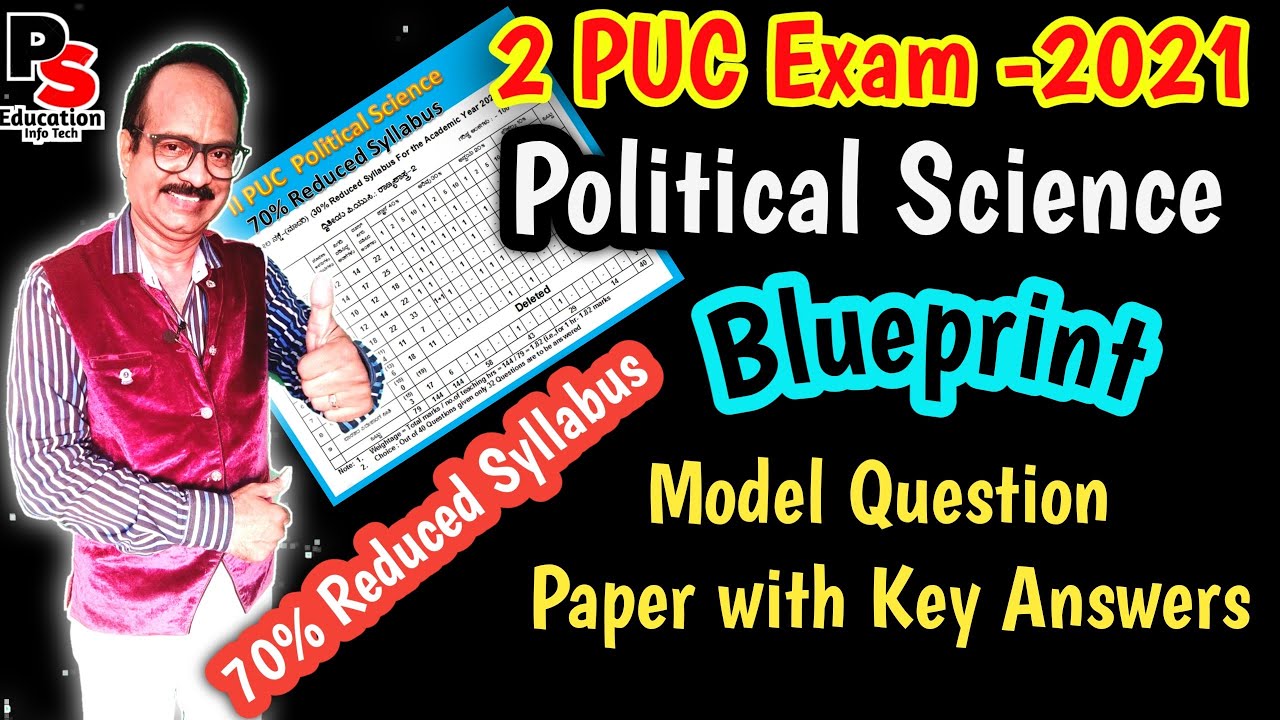 2 PUC Political Science 2021 Blueprint Model Question Paper Solved 70 2-puc-political-science-2021-blueprint-model-question-paper-solved-70