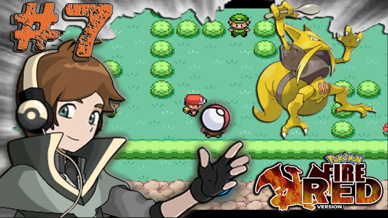 Zagrajmy w Pokemon Fire Red. #7 Trenujemy aż do ewolucji. - YouTube