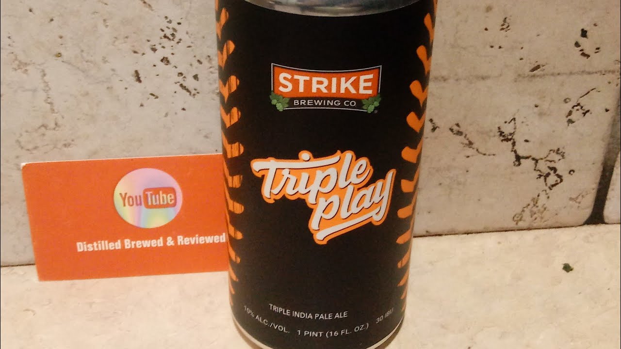 Strike Brewing Co Tripple Play IPA - YouTube