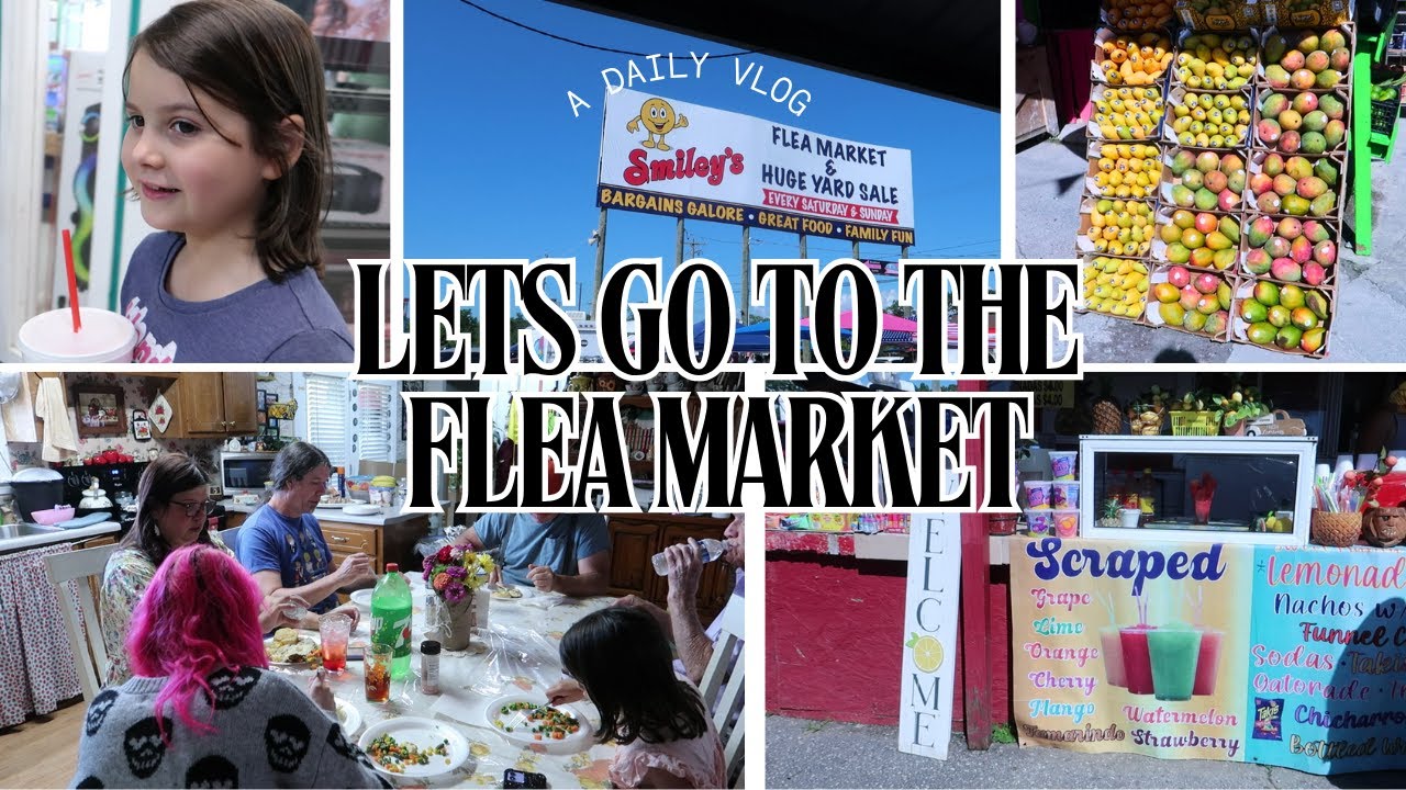 Weekend vlog: Let's go to the flea Market + Sunday dinner - YouTube