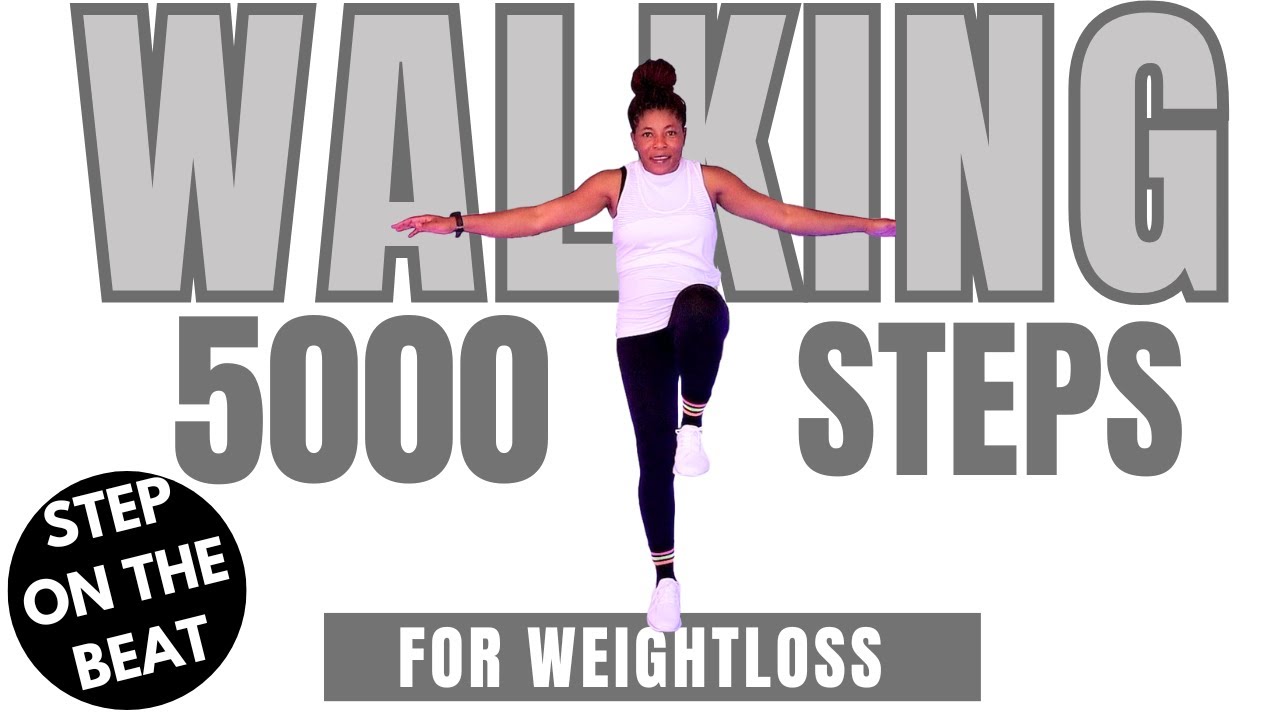 5000 Power Steps / Walking Workout Fun & Sweaty Workout / NO REPEAT ...