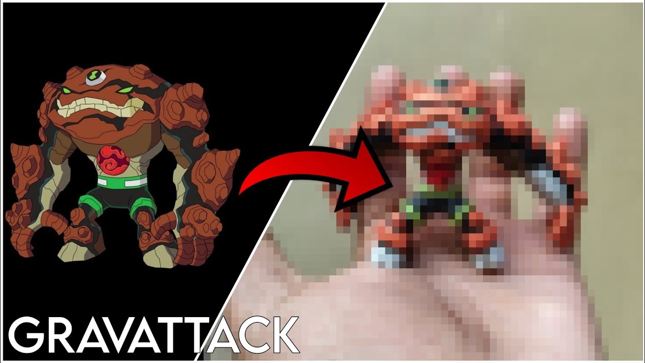 How I sculpted Gravattack from Ben 10 Omniverse using polymer clay ...