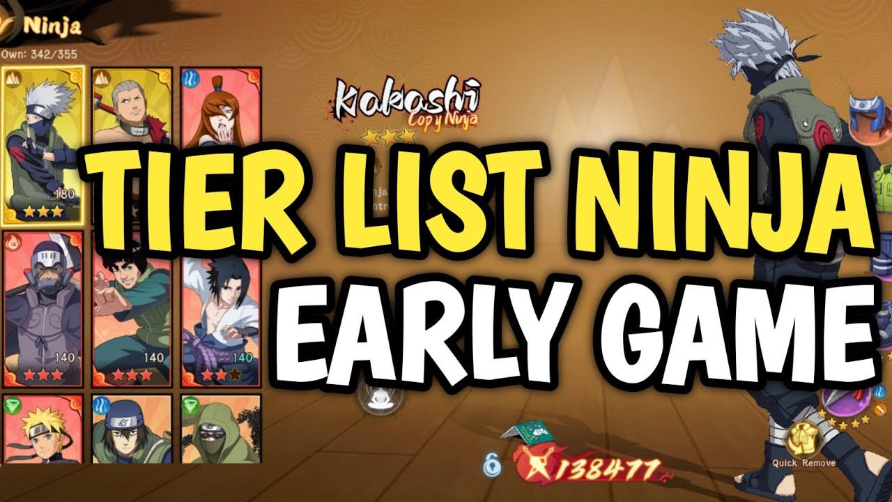 TIER LIST WAJIB DI EARLY GAME ! SHINOBI: ODYSSEY UNVEILED - YouTube