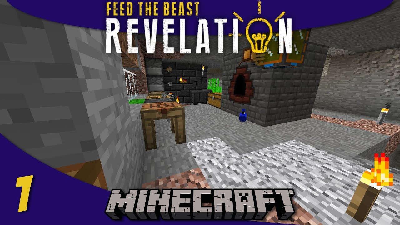 Getting Started - 1.12 Modded Minecraft FTB Revelation SMP : E01 - YouTube