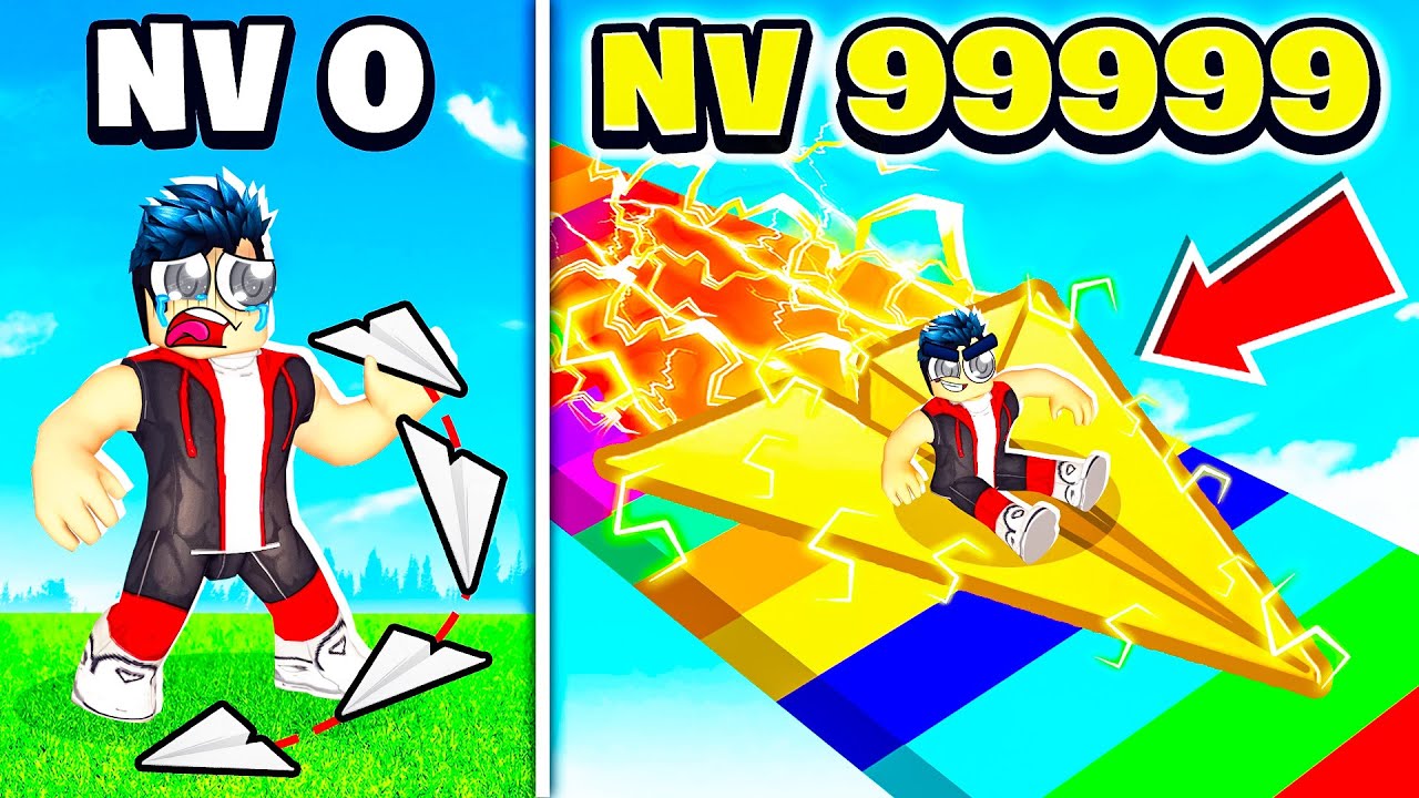 LA MEILLEURE ÉVOLUTION D'AVION EN PAPIER DE NOOB À PRO À HACKER DANS ROBLOX - YouTube