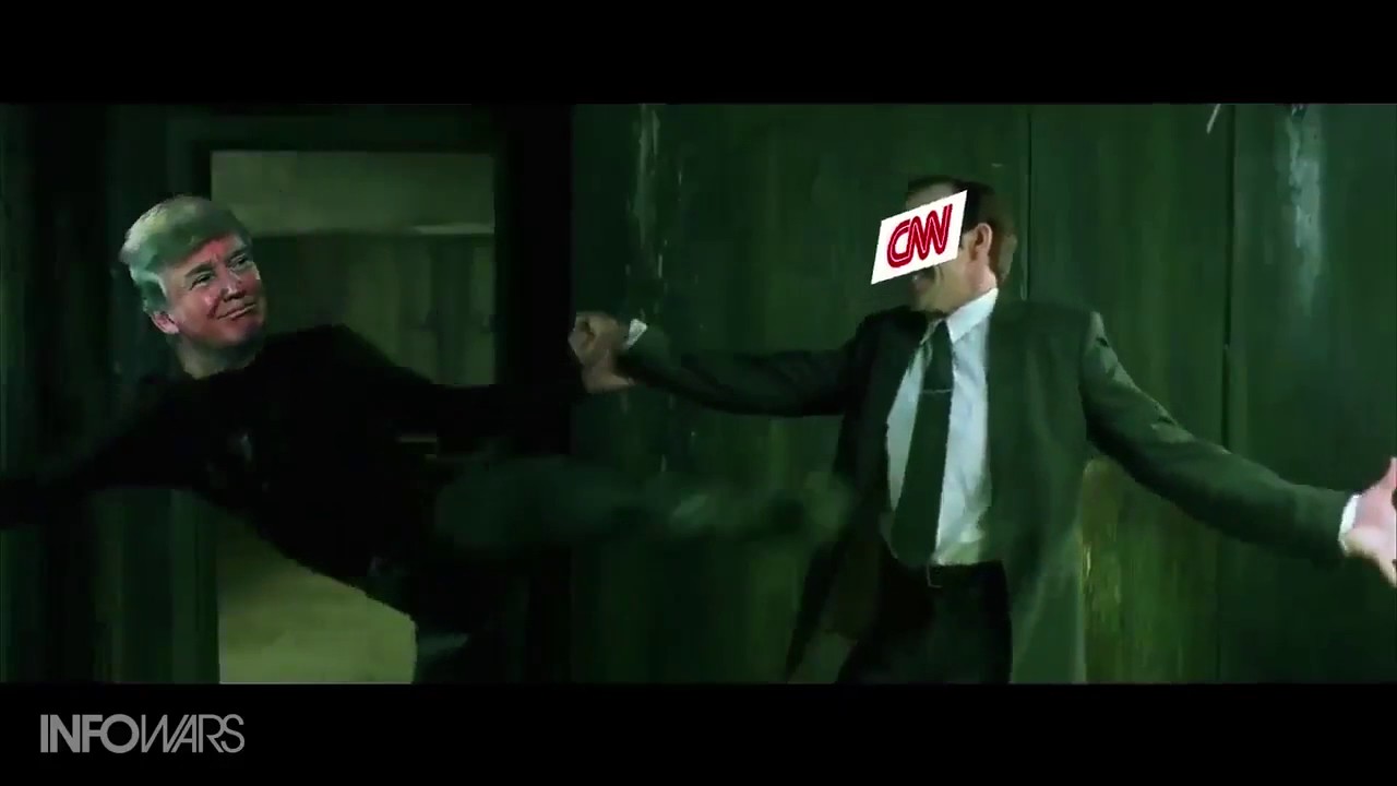 Trump vs CNN - The Matrix (Winner $20k Meme War Contest) - YouTube