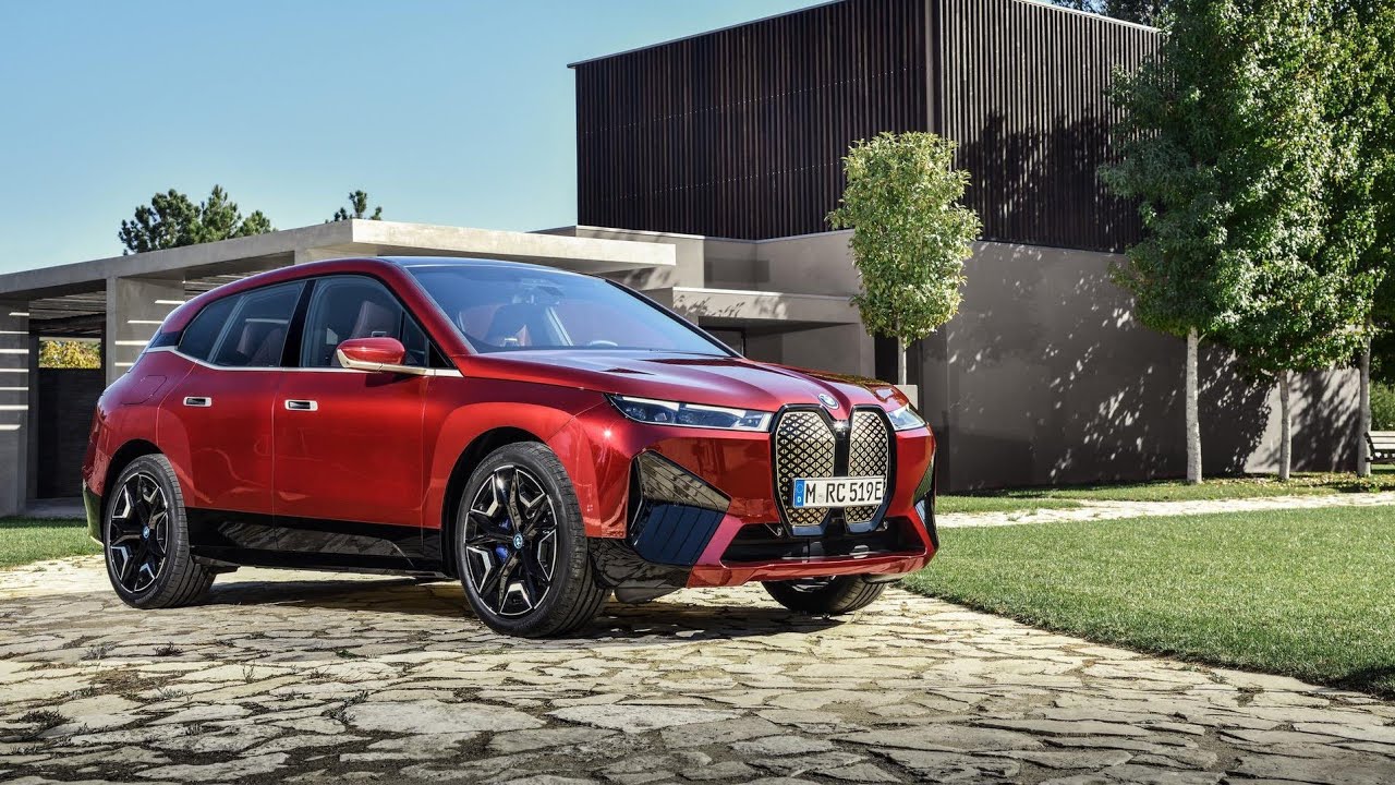 BMW IX - "RED" interior&exterior - YouTube
