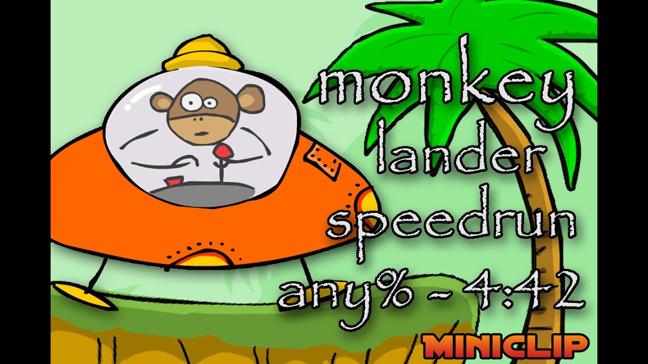 Monkey lander speedrun - 4:42 - YouTube