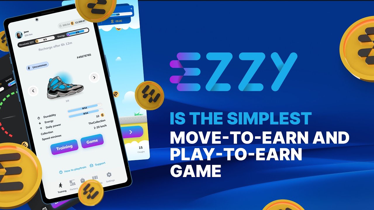 EZZY GAME - GET REAL LIFE REWARDS FOR WALKS OUTSIDE! Join EZZY Game and ...