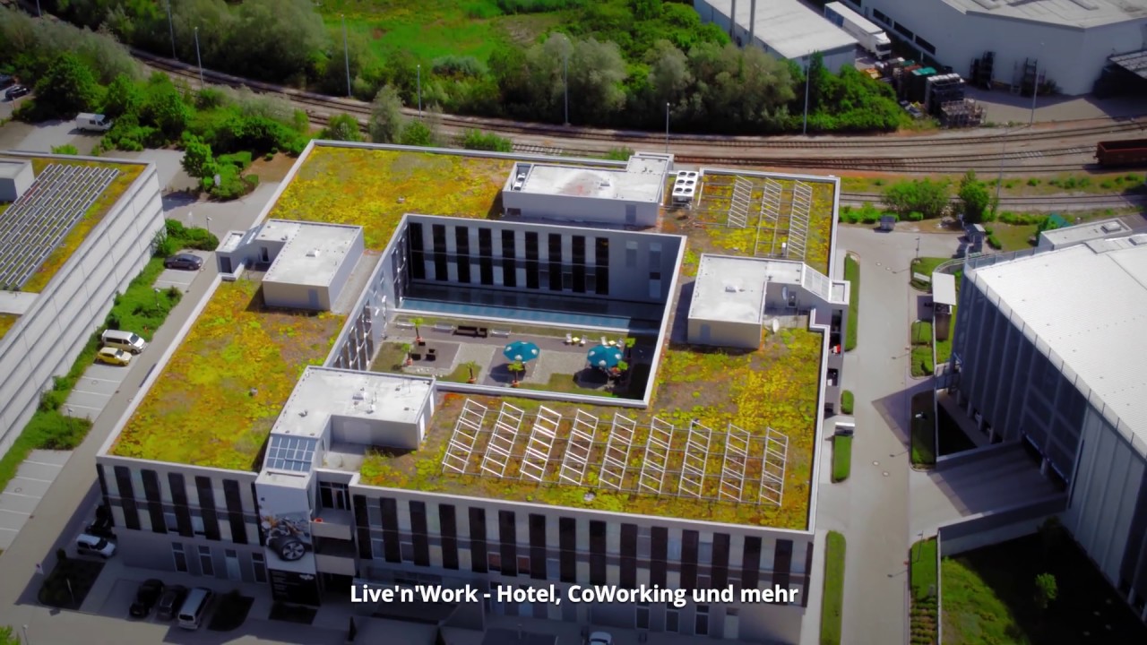 LIVE'N'WORK - Hotel & CoWorking im GVZ Ingolstadt - YouTube