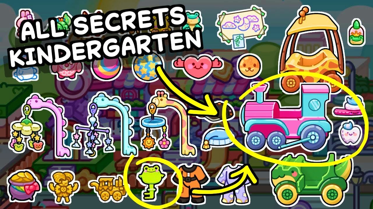 ALL SECRETS OF KINDERGARTEN IN AVATAR WORLD // CANDY LOVE - YouTube