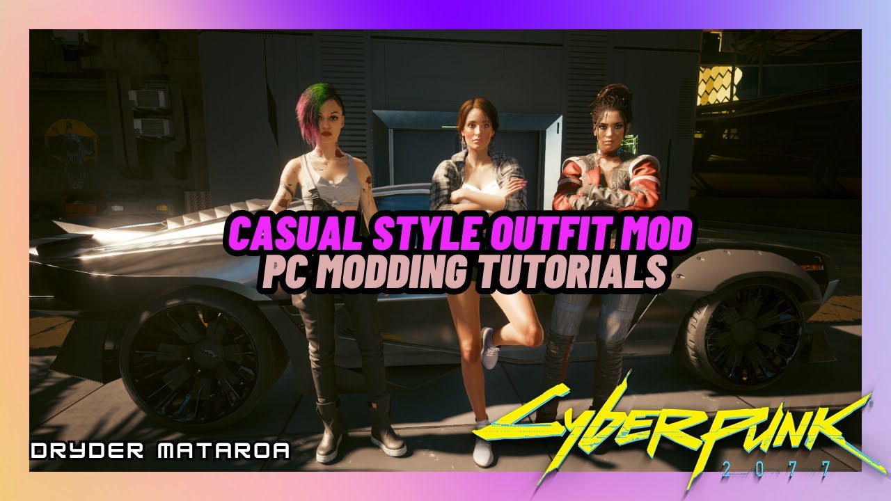How To Install The Casual Style Outfit Mod (Cyberpunk 2077 PC Mods 2025 ...