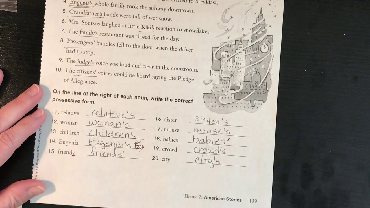 Correcting practice book - YouTube