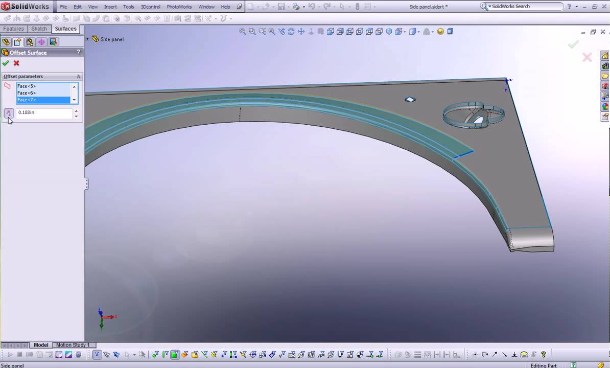 Solidworks 2009 Surface Repair - Part 1 - YouTube