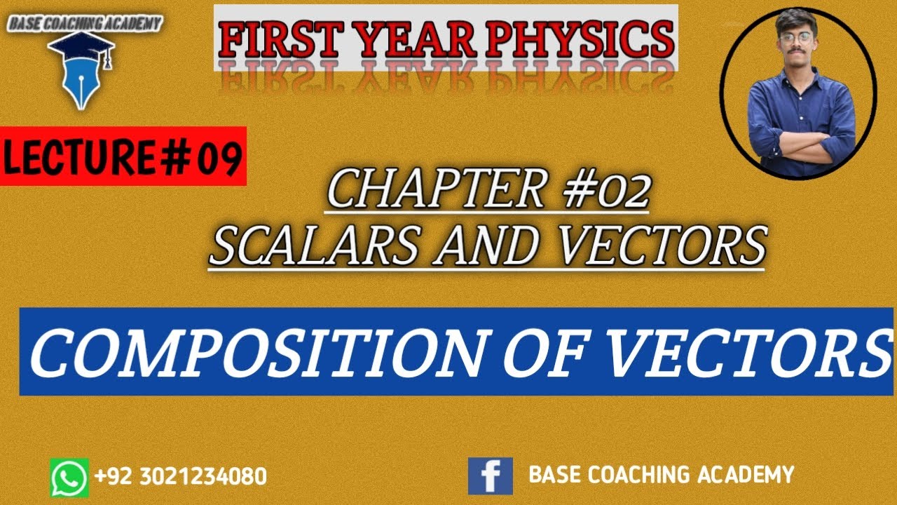 XI PHYSICS | THEORY LECTURE [ COMPOSITION OF VECTORS BY RECTANGULAR ...