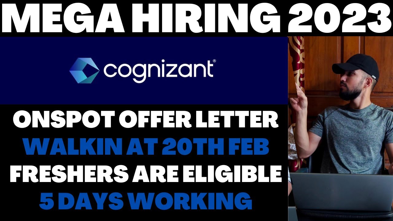 Cognizant Hiring Freshers | OnSpot Offer Letter | Cognizant Walkin ...