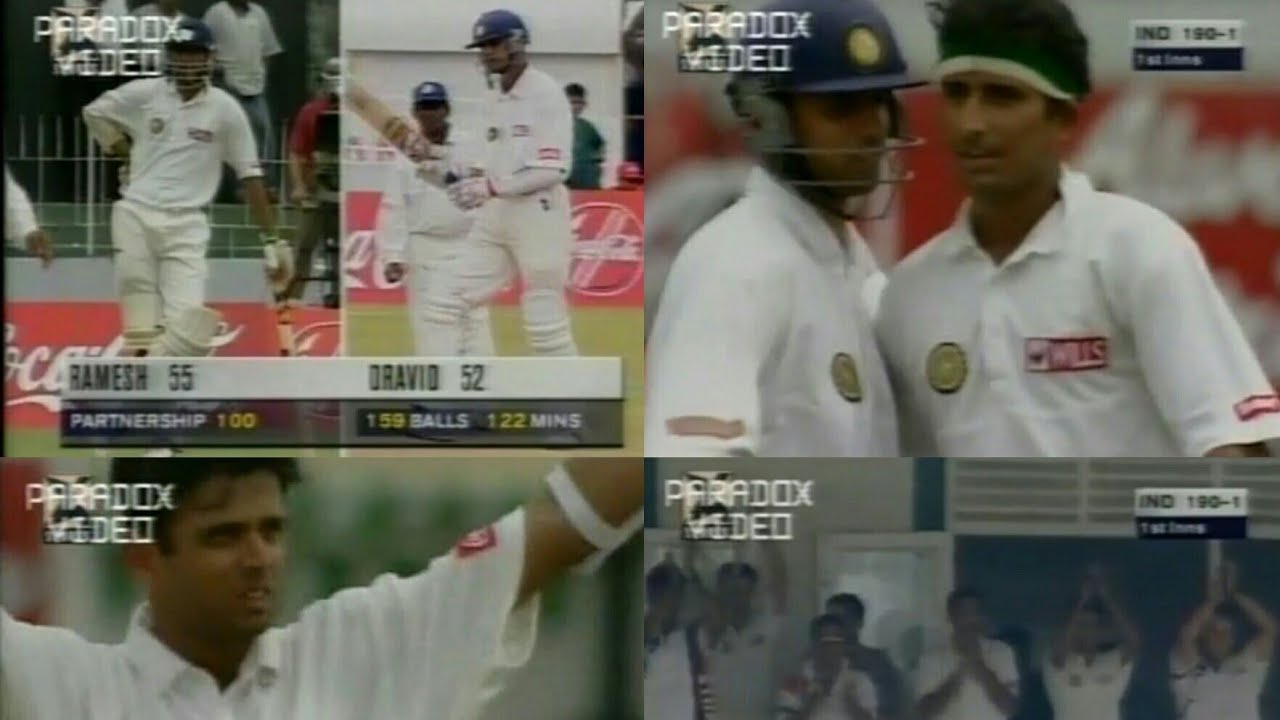 Sadagoppan Ramesh & Rahul Dravid Brilliant Patnership Against SL ...