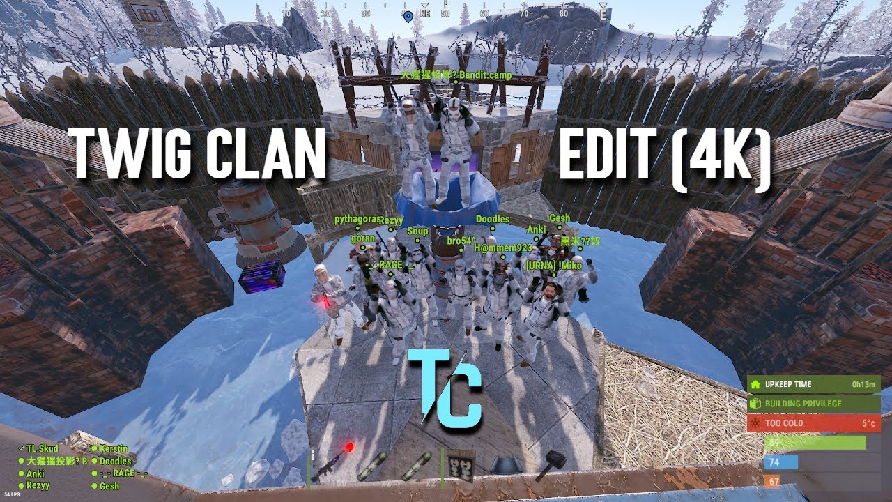 Twig Clan Edit [4K] - Rust - YouTube