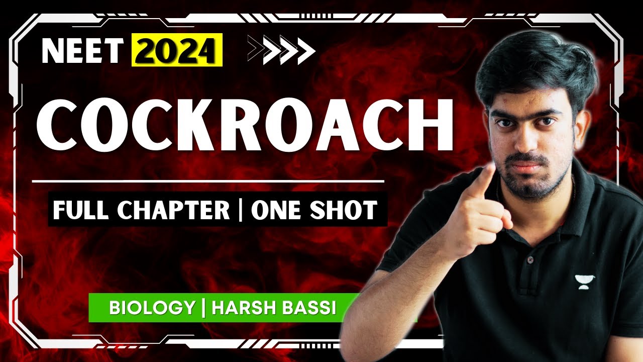 One Shot | Cockroach | NEET 2024 | Biology | Harsh Sir | NEET Power ...