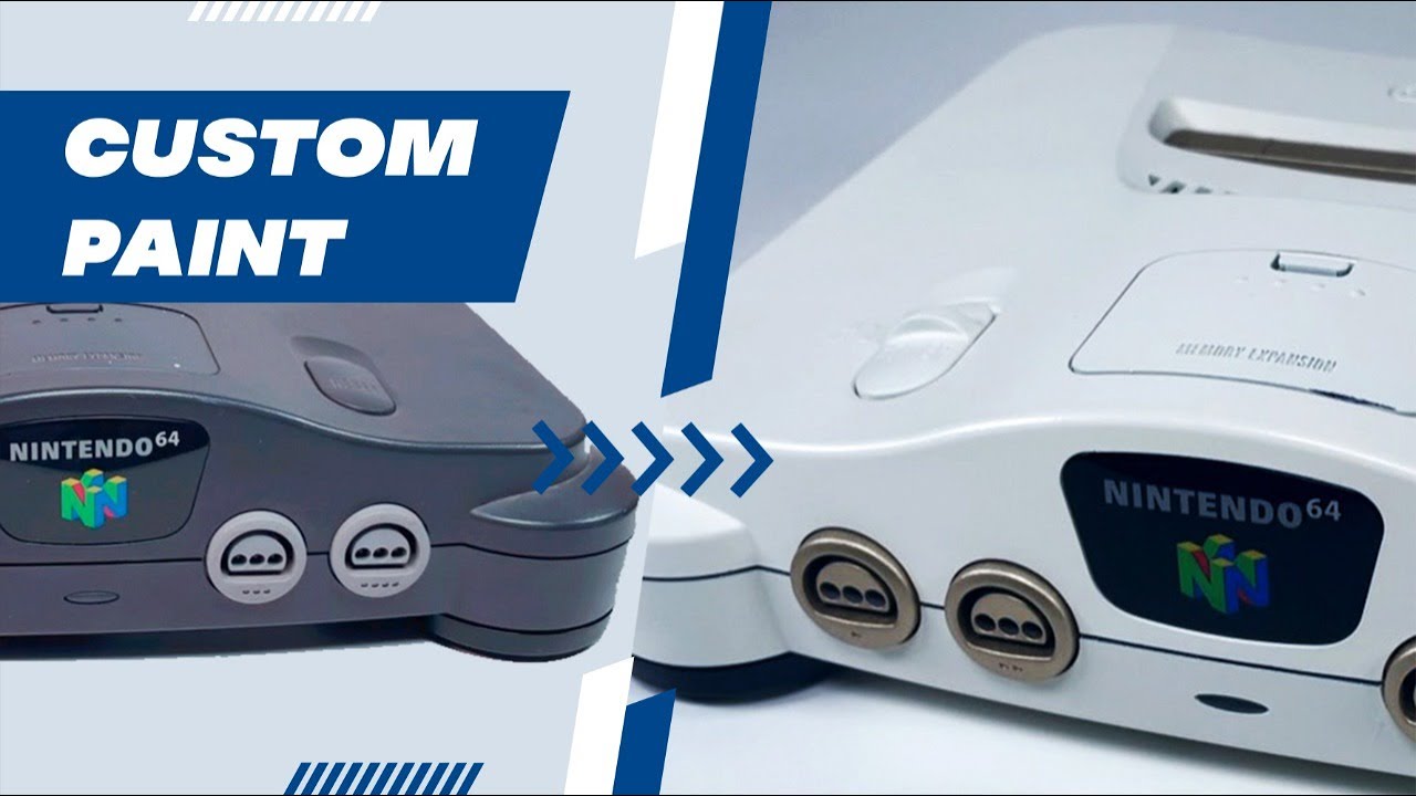 I RESTORED This Nintendo 64 / Custom painted N64 / N64 restoration ...