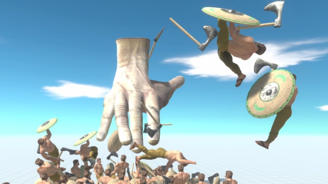 Use GOD's HAND on Ancient Humans ARBS Mod Animal Revolt Battle ...