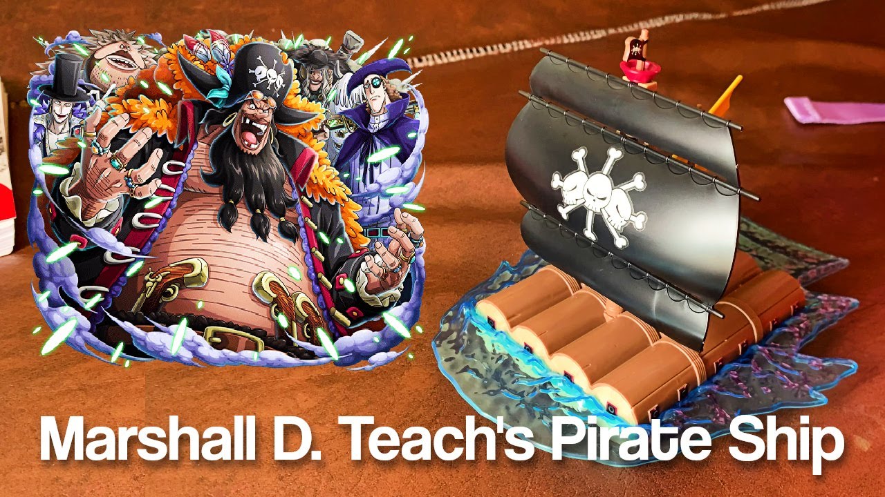 Blackbeard's Pirate Ship Unboxing & Building | Bandai Hobby One Piece ...