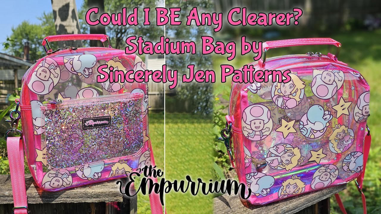 Sewing the Could I BE Any Clearer? Stadium Bag by Sincerely Jen ...