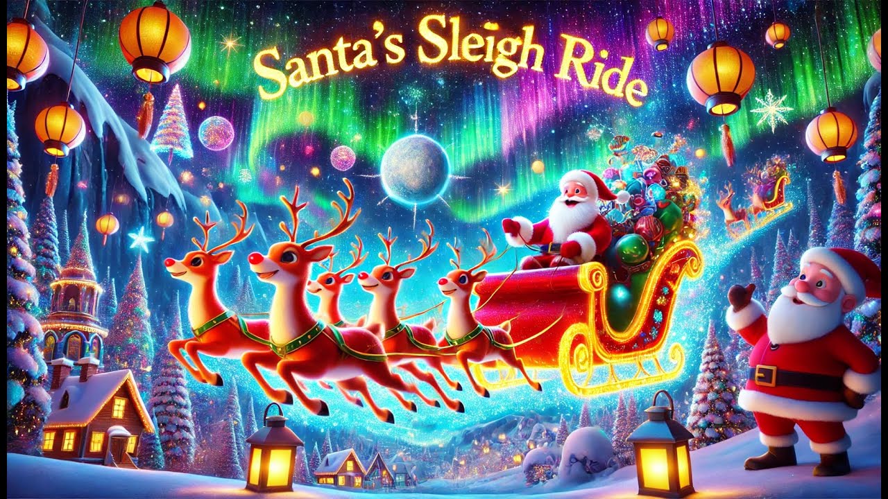 🎅 Santa’s Ride Around the World | Magical Christmas Song for Kids ...