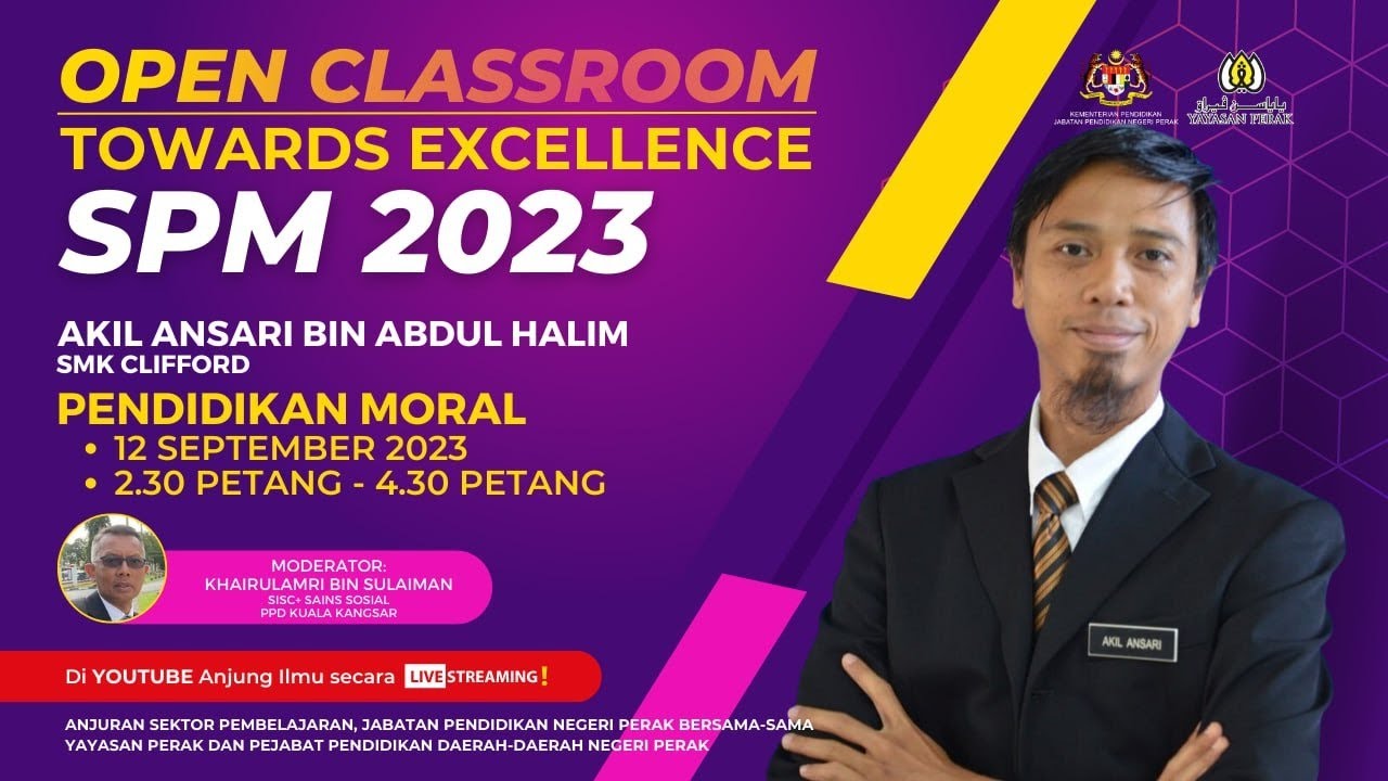 Open Classroom SPM 2023 (Pendidikan Moral - Harapan Lulus) - YouTube