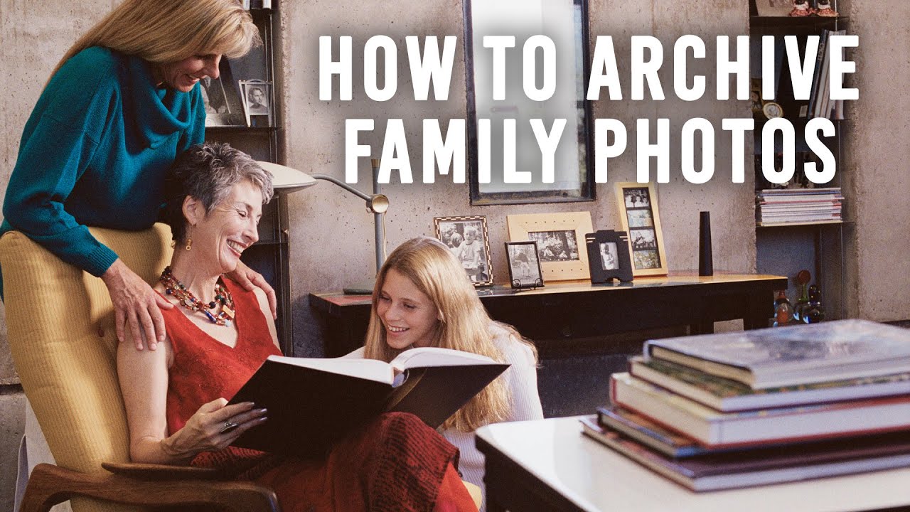 How To Archive Family Photos | The Photo Managers - YouTube