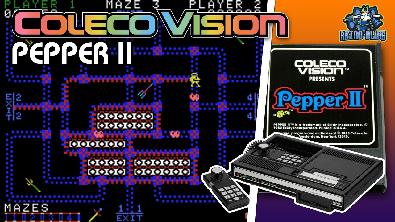 COLECOVISION Pepper II Live Stream! Let's Go! - YouTube