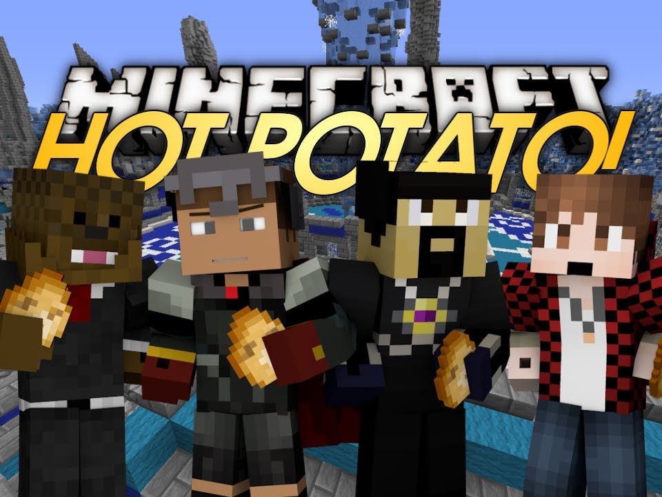 Minecraft Mini Game: Hot Potato! w/ Jerome, AntVenom, & Bajan Canadian ...
