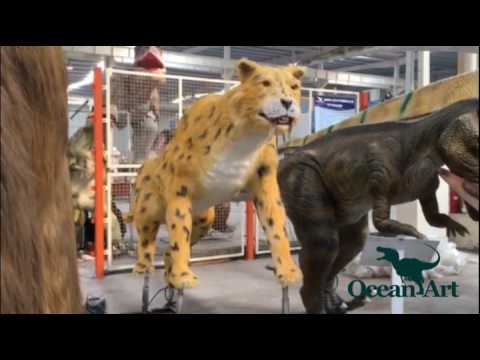 Animatronic Ice Age Animal Models - YouTube