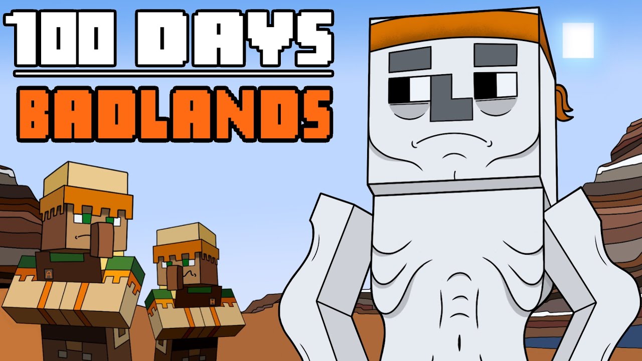 100 Days - [Minecraft BADLANDS] - YouTube