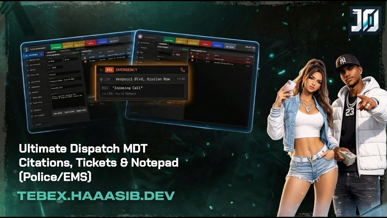 Dispatch MDT with Citations, Tickets & Notepad (Police/EMS) | Fivem ...