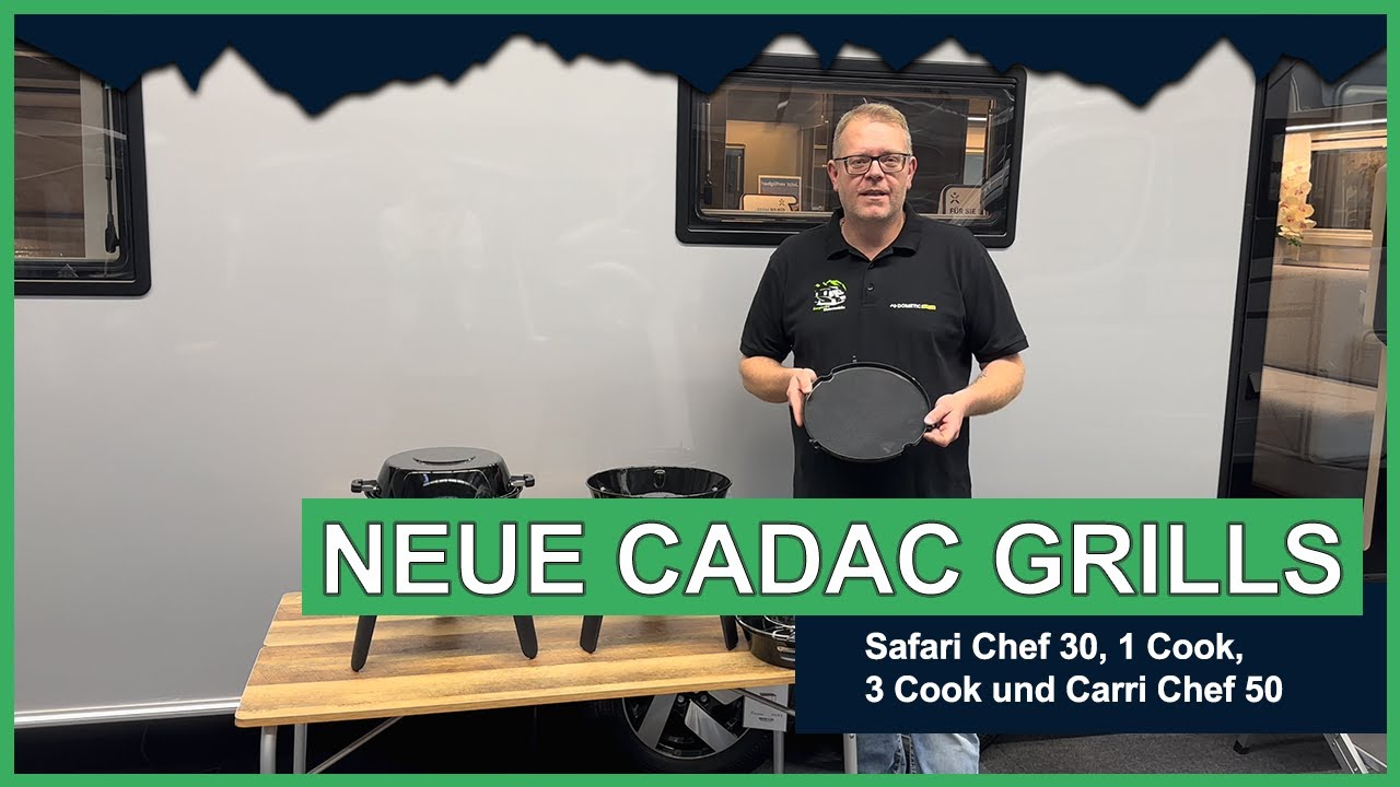Neue CADAC Grills 2025: Safari Chef 30, 1 Cook, 3 Cook und Carri Chef ...
