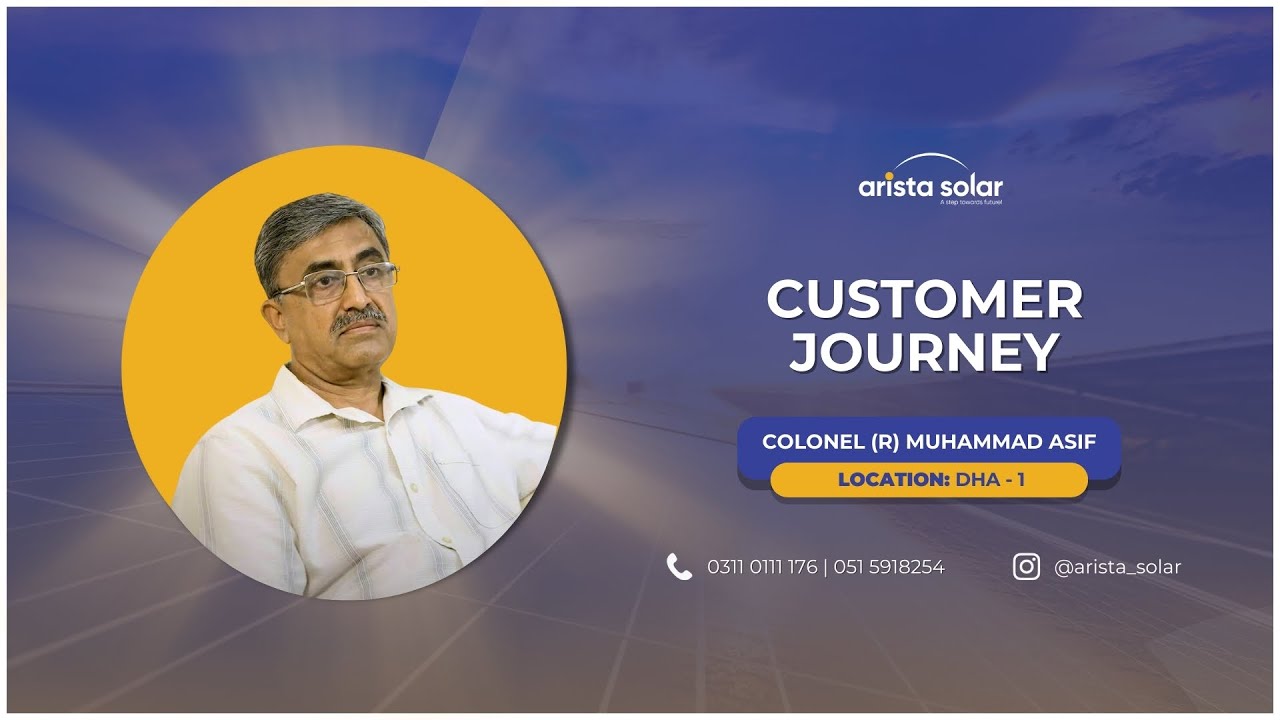 Exclusive Talk with Colonel (R) Muhammad Asif | Arista Solar - YouTube