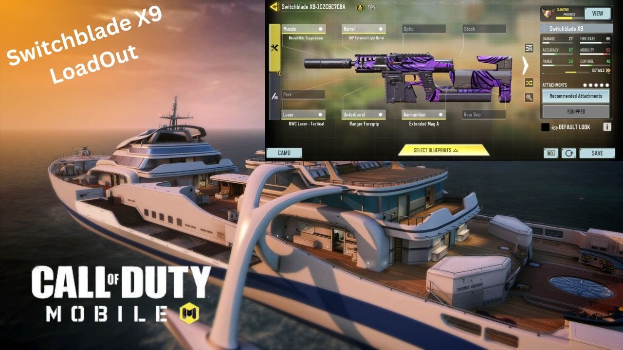 NEW SWITCHBLADE X9 LOADOUT FOR RANKED MATCH || CALL OF DUTY MOBILE ...