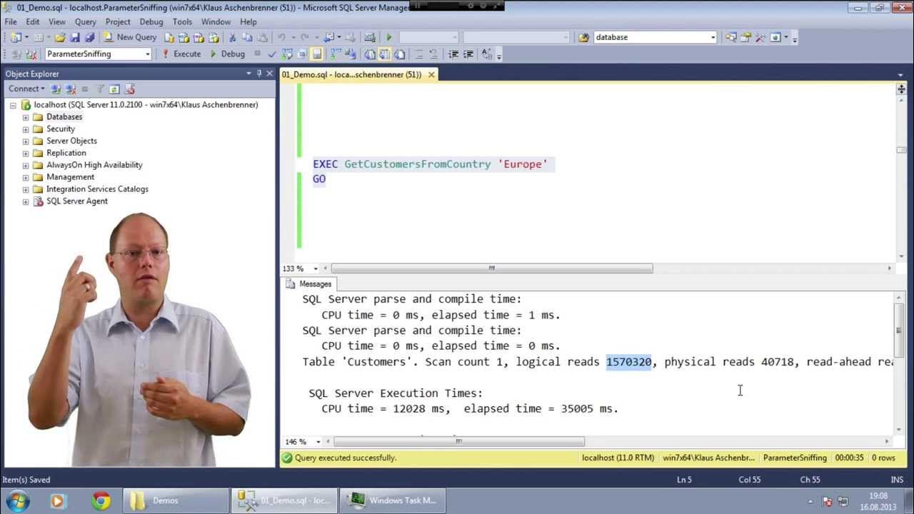 SQLpassion Academy - Parameter Sniffing Preview - YouTube
