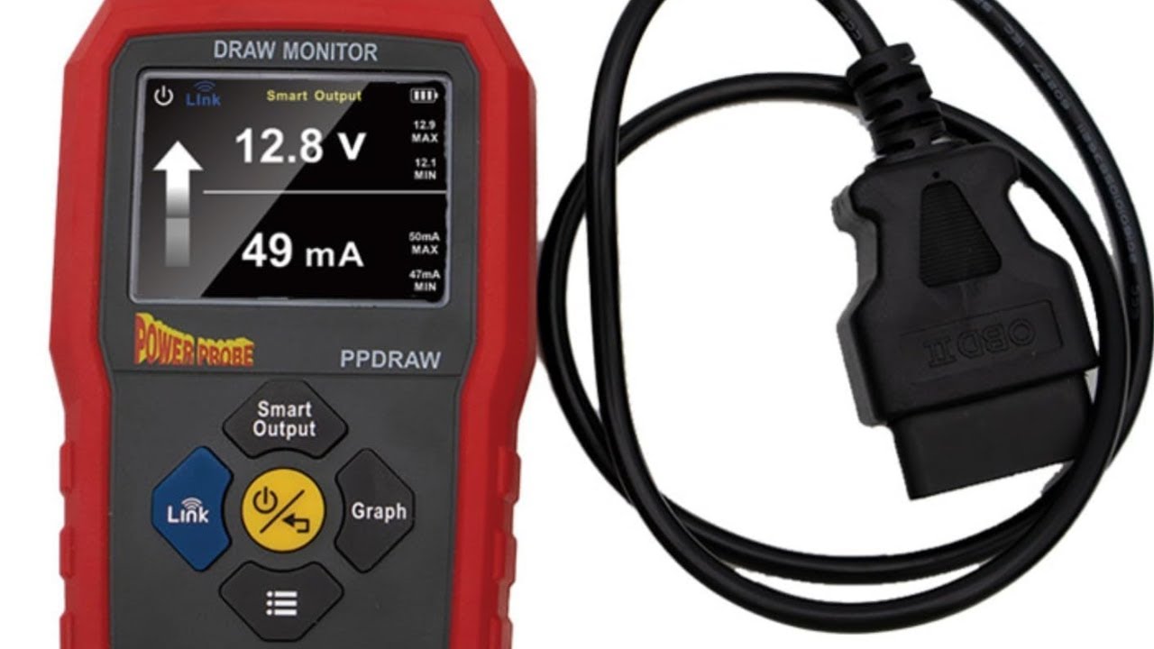 Power Probe PPDRAW Automotive Battery Voltage and Parasitic Draw ...
