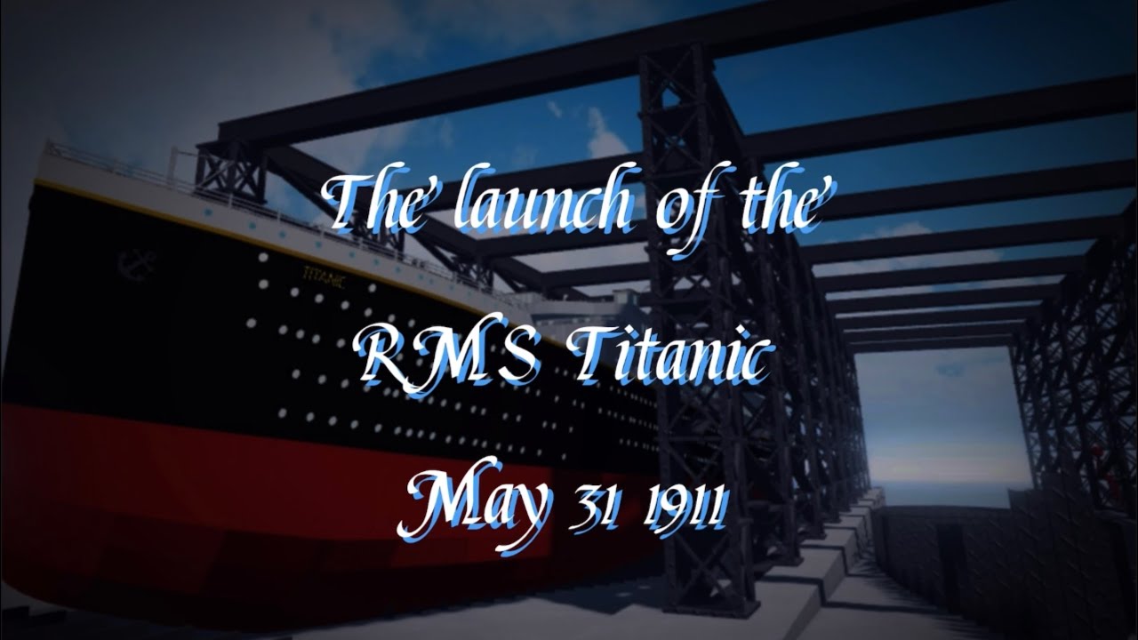 The launch of the RMS Titanic l 112th Anniversary - YouTube