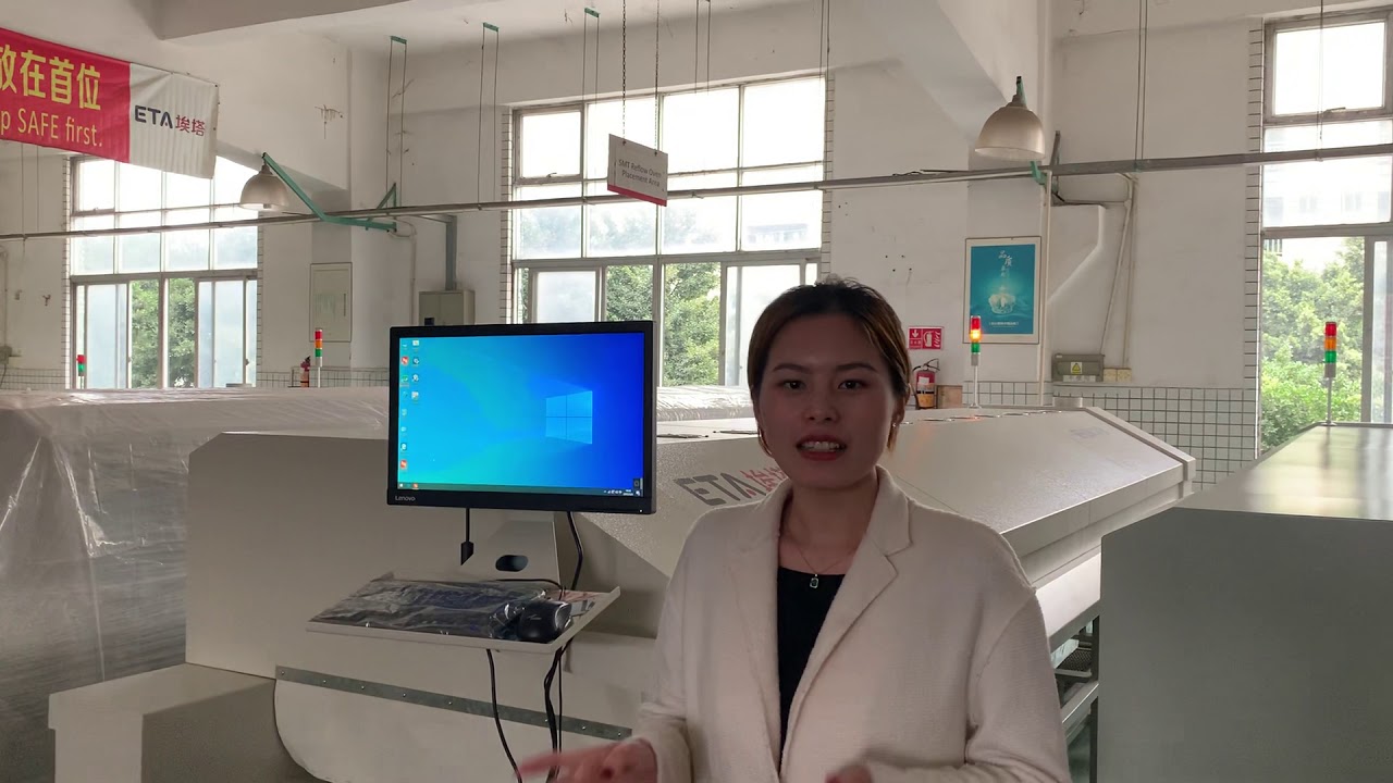 Lydia Sharing ETA Reflow oven Pf PCB Board and SMT Line Machine - YouTube