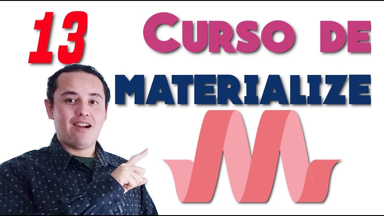 Materialize CSS🌈 [13.- Materialize] - YouTube