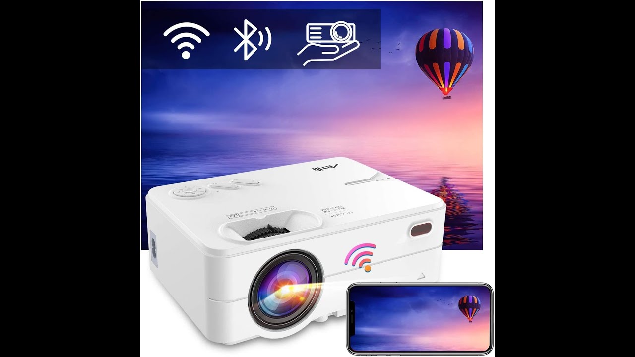 Artlii WiFi Bluetooth Projector - Artlii Enjoy 2 Mini Projector for ...