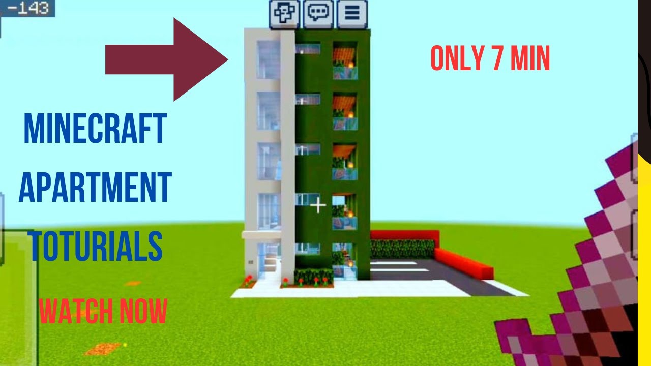 How to build Apartment in Minecraft toturial|#minecraft #apartment # ...