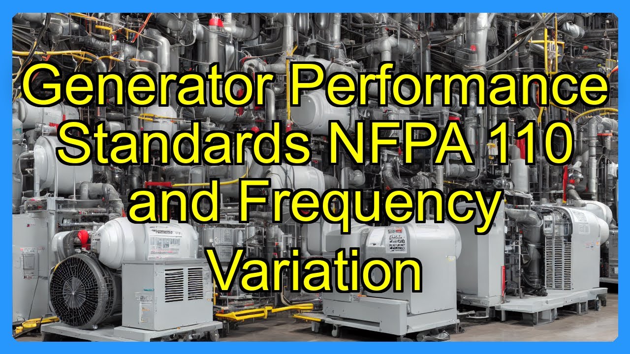 Generator Performance Standards NFPA 110 and Frequency Variation - YouTube